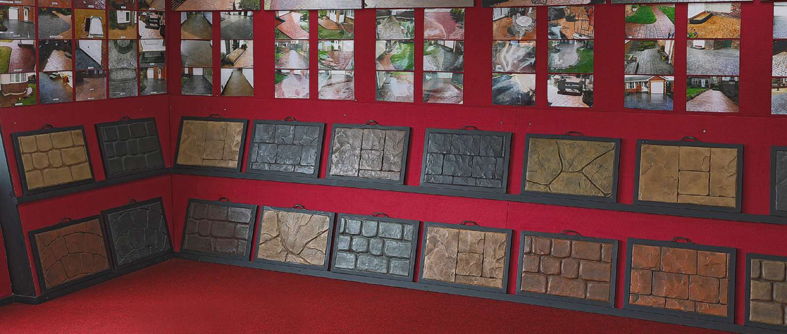 Patterned Concrete Company Showroom | Paths & Patios